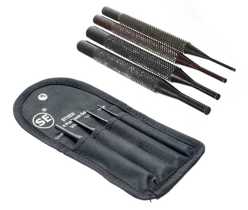 Pin Punch Set 4" Hobby Craft Carpenters Carpentry Design & Repair Tools ...