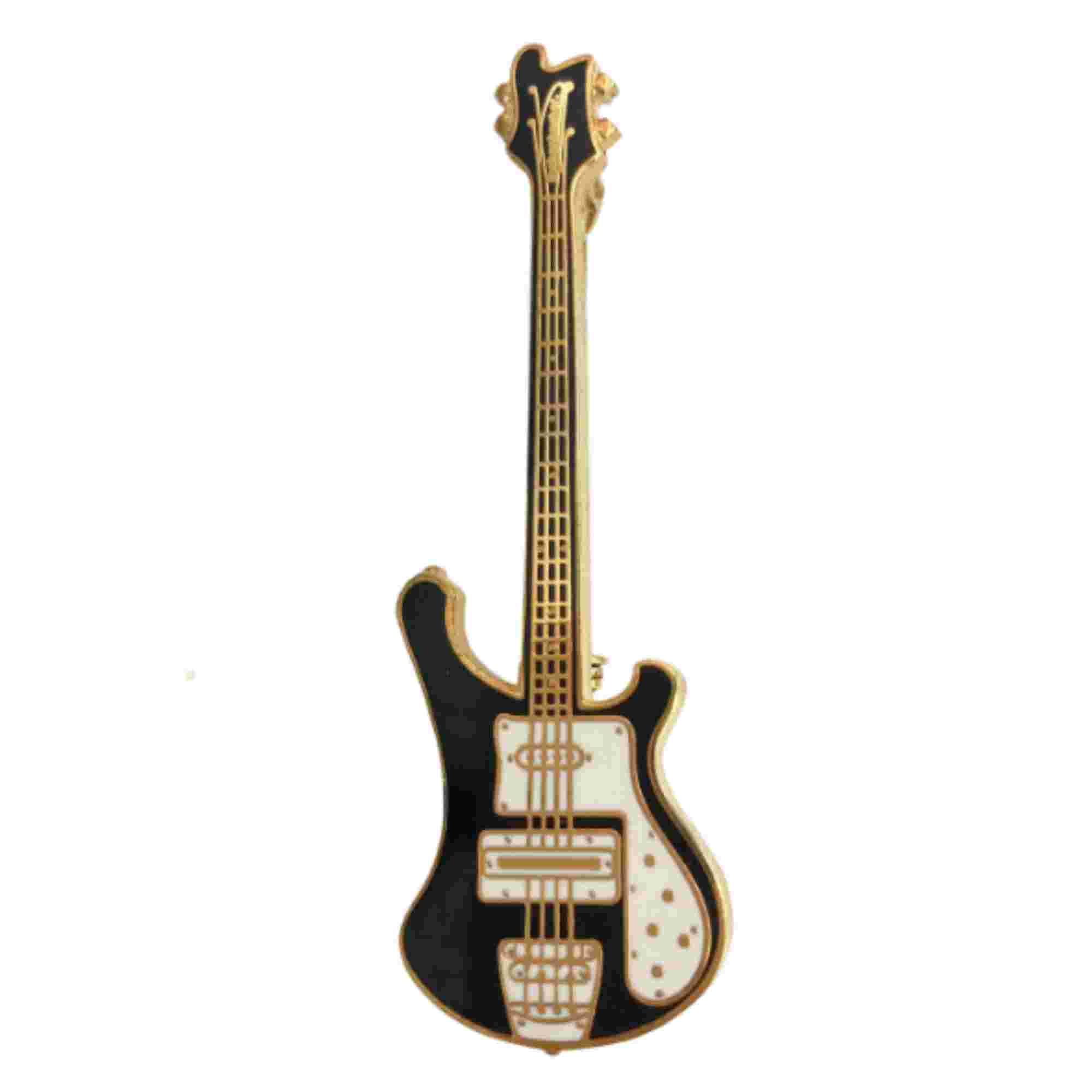Rickenbacker Bass Pin - Black with White Pickguard - Walmart.com