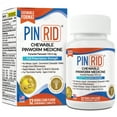 Pin-Rid Pinworm Dewormer | Chewable Human Medication | Pyrantel Pamoate ...