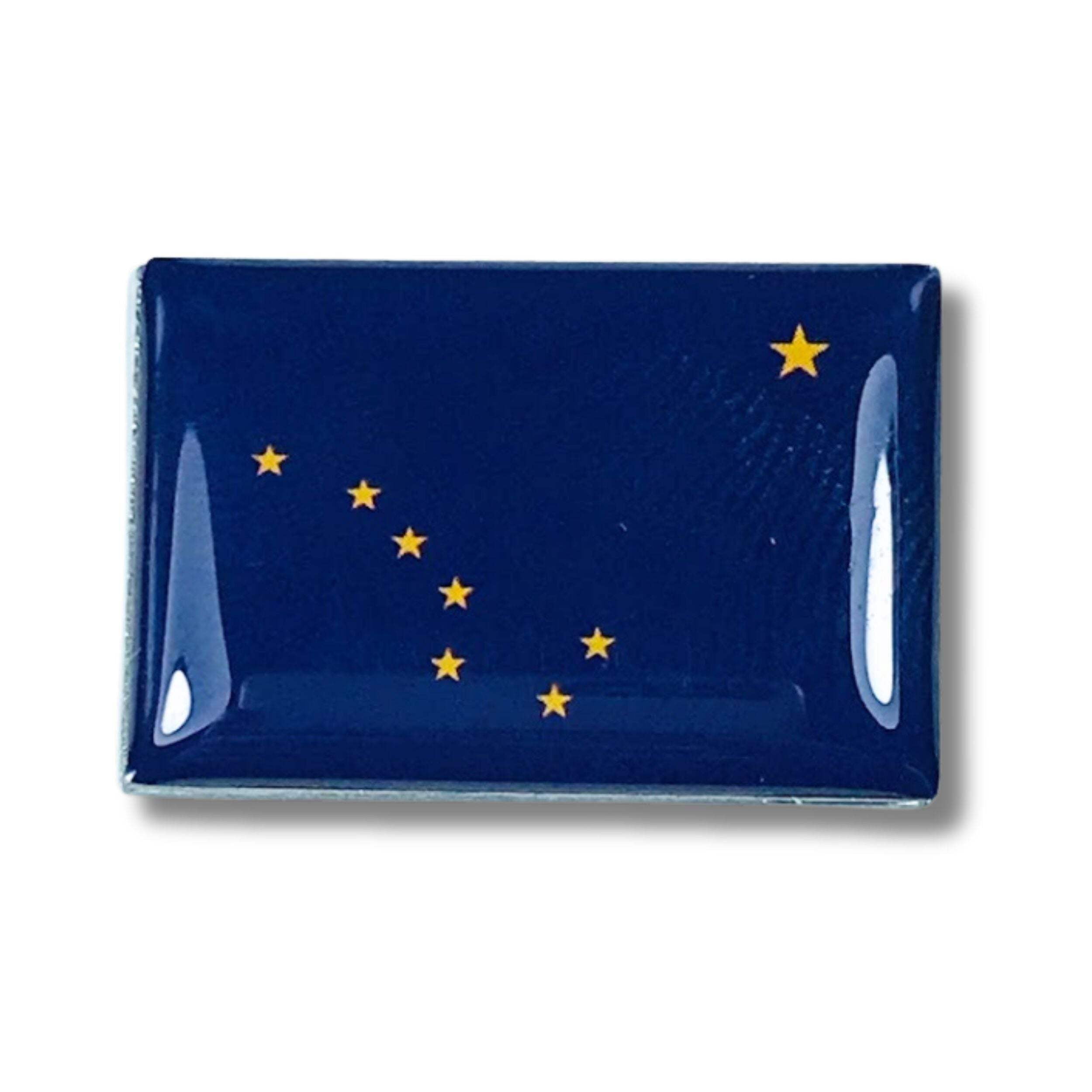 Pin - State Flag Alaska - USA | Lapel Pin Accessory, Jacket Hat Decor ...