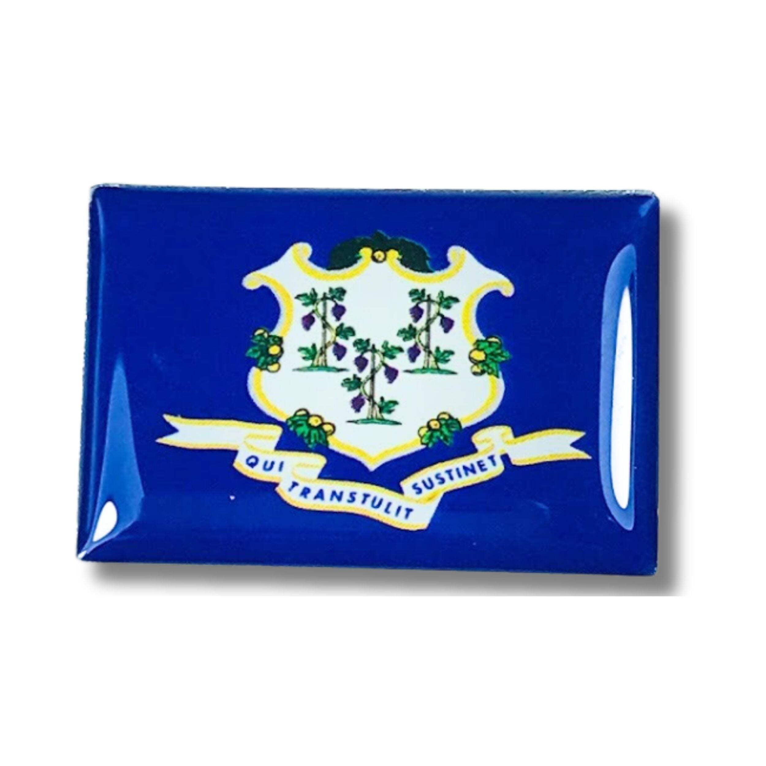 Pin - State Flag Connecticut - USA | Lapel Pin Accessory, Jacket Hat ...