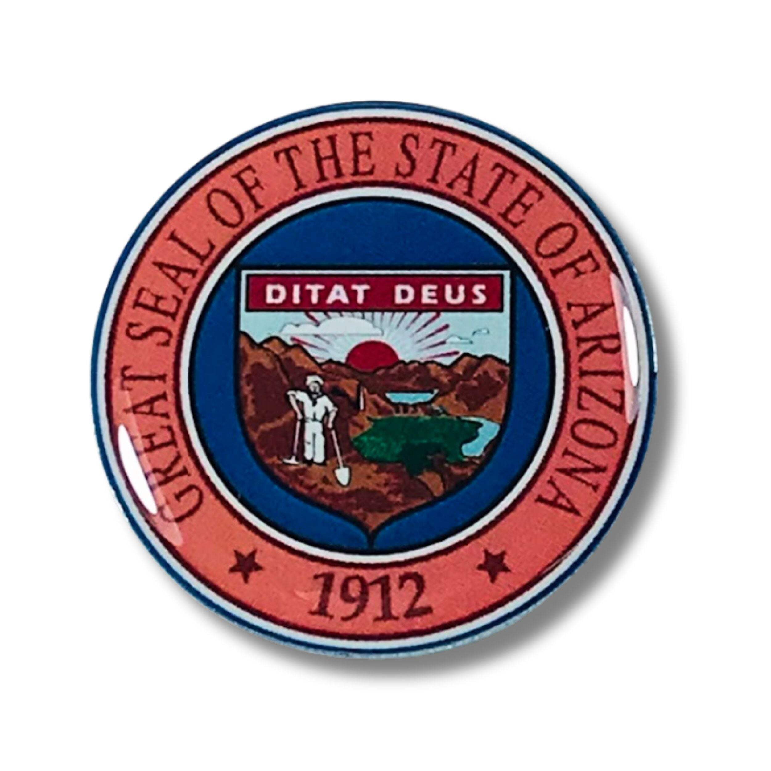 Pin - State Seal Arizona - USA | Lapel Pin Accessory, Jacket Hat Decor ...
