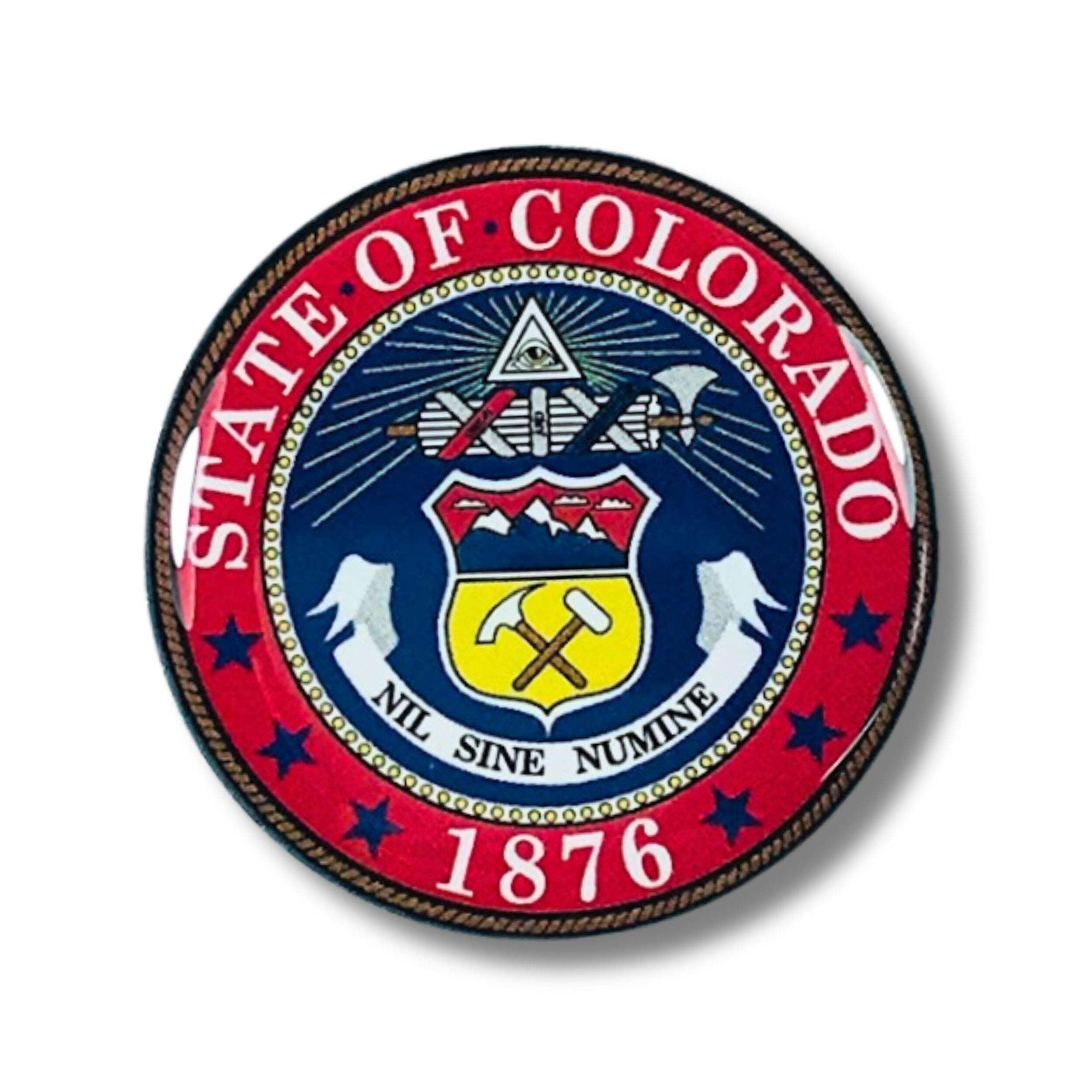 Pin - State Seal Colorado - USA | Lapel Pin Accessory, Jacket Hat Decor ...