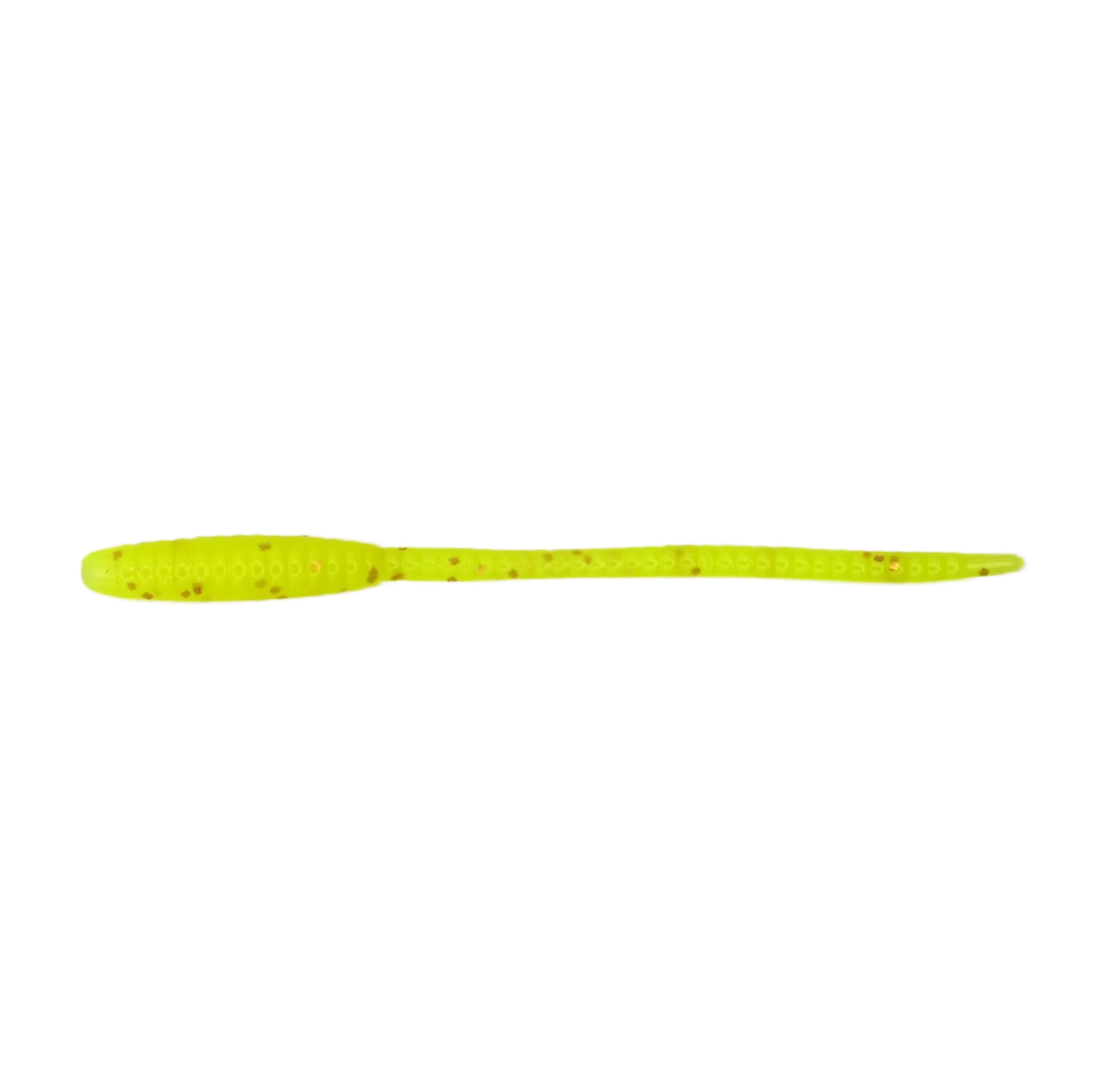 Pin Tail 1.9 Soft Bait Worms for Fishing - Chartreuse Gold Flake (#592 ...