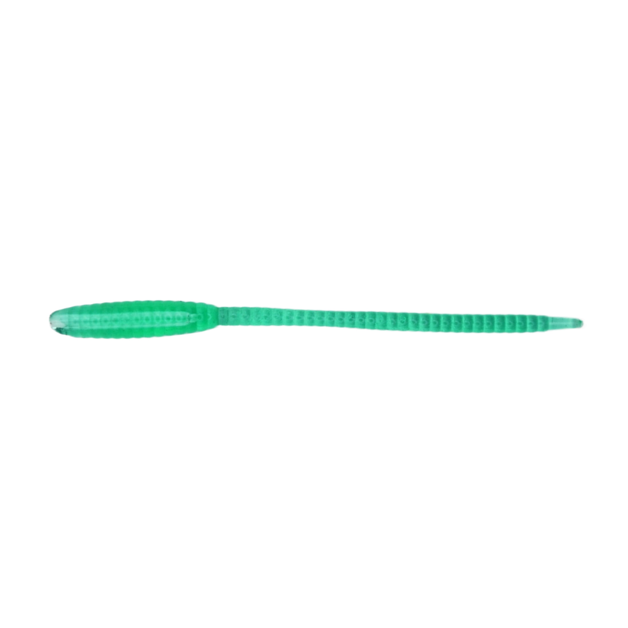 Pin Tail Worm 1.9 - UV Clear Green (#597) - Walmart.com