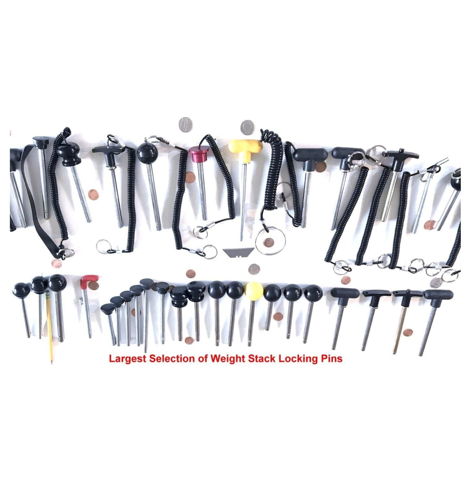 Pin, Tensile - MAGNETIC Universal Weight Stack Replacement SELECTOR KEY - 3/8" Dia | 5-1/2 ...