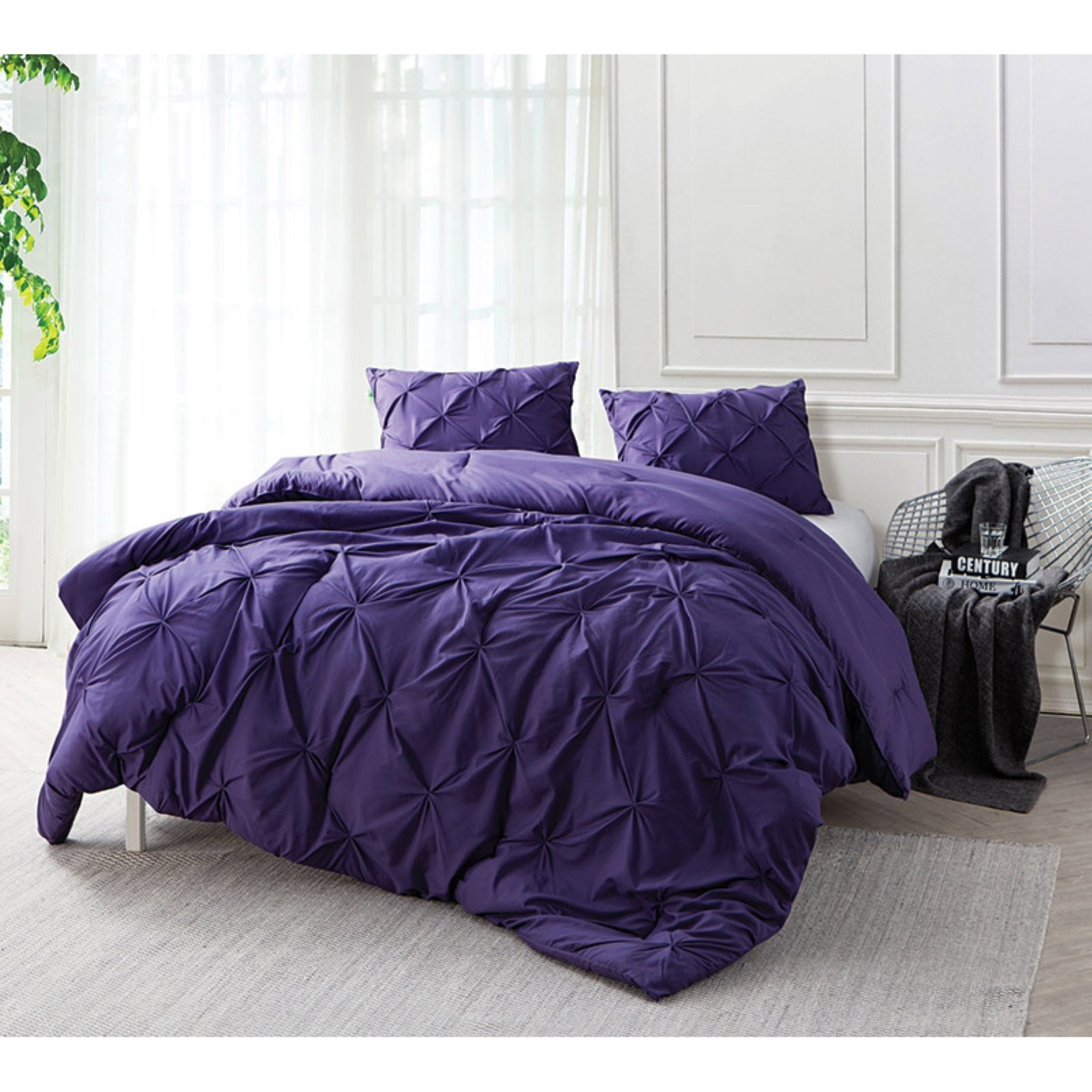 Pin Tuck Comforter by Byourbed - Walmart.com