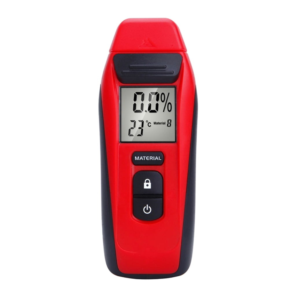 Pin-Type Digital Moisture Mold Detector Tester Temperature Display High ...