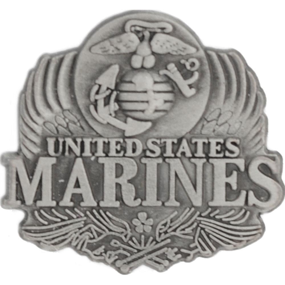 Eagle Emblems P15009 Pin - USMC Logo Eagle - Pewter - 1.125 in ...