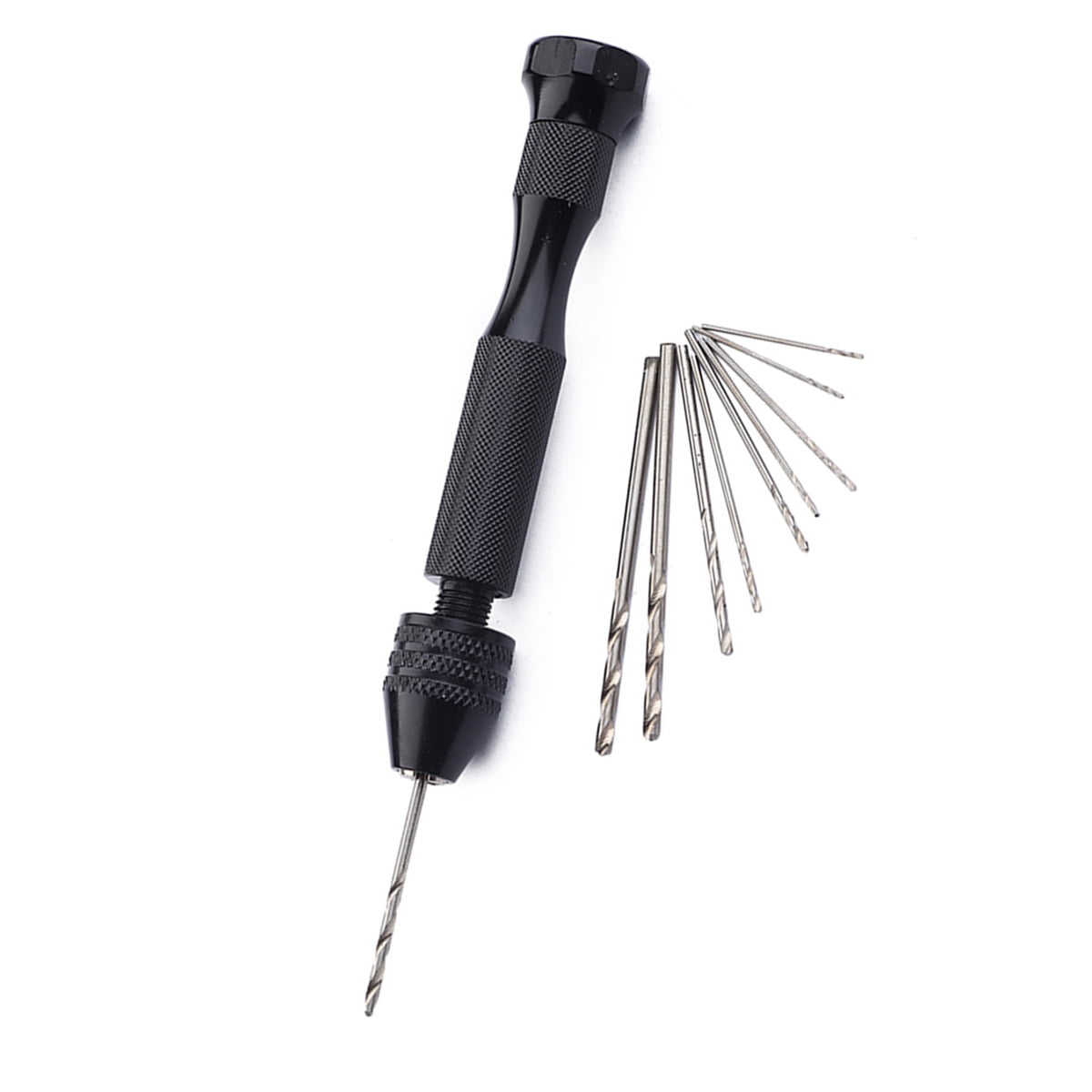Minkissy Pin Vise Hand Drill with Rotating Grip and Multiple Drill Bits ...