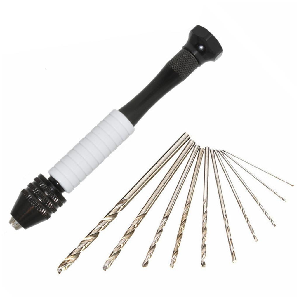 Pin Vise Precision Twist Drill Bits for Making Keychain Model Sculpture ...