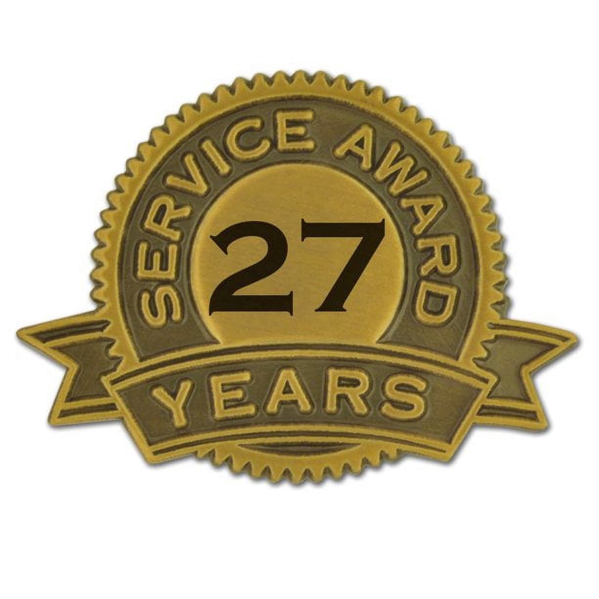 PinMart 27 Years of Service Award Lapel Pin - 10 Pack - Walmart.com