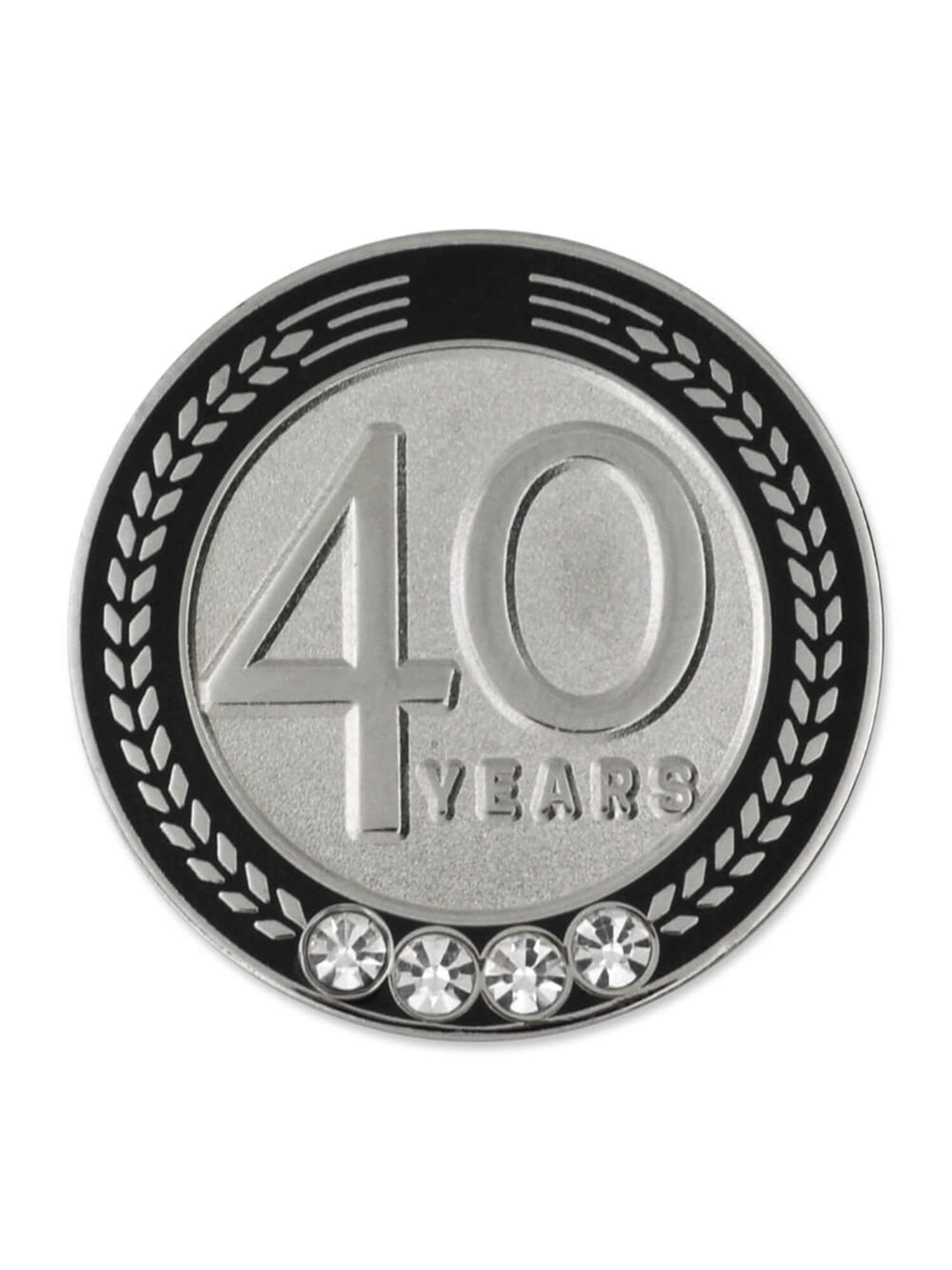 PinMart 40 Years of Service Award Employee Recognition Gift Lapel Pin ...