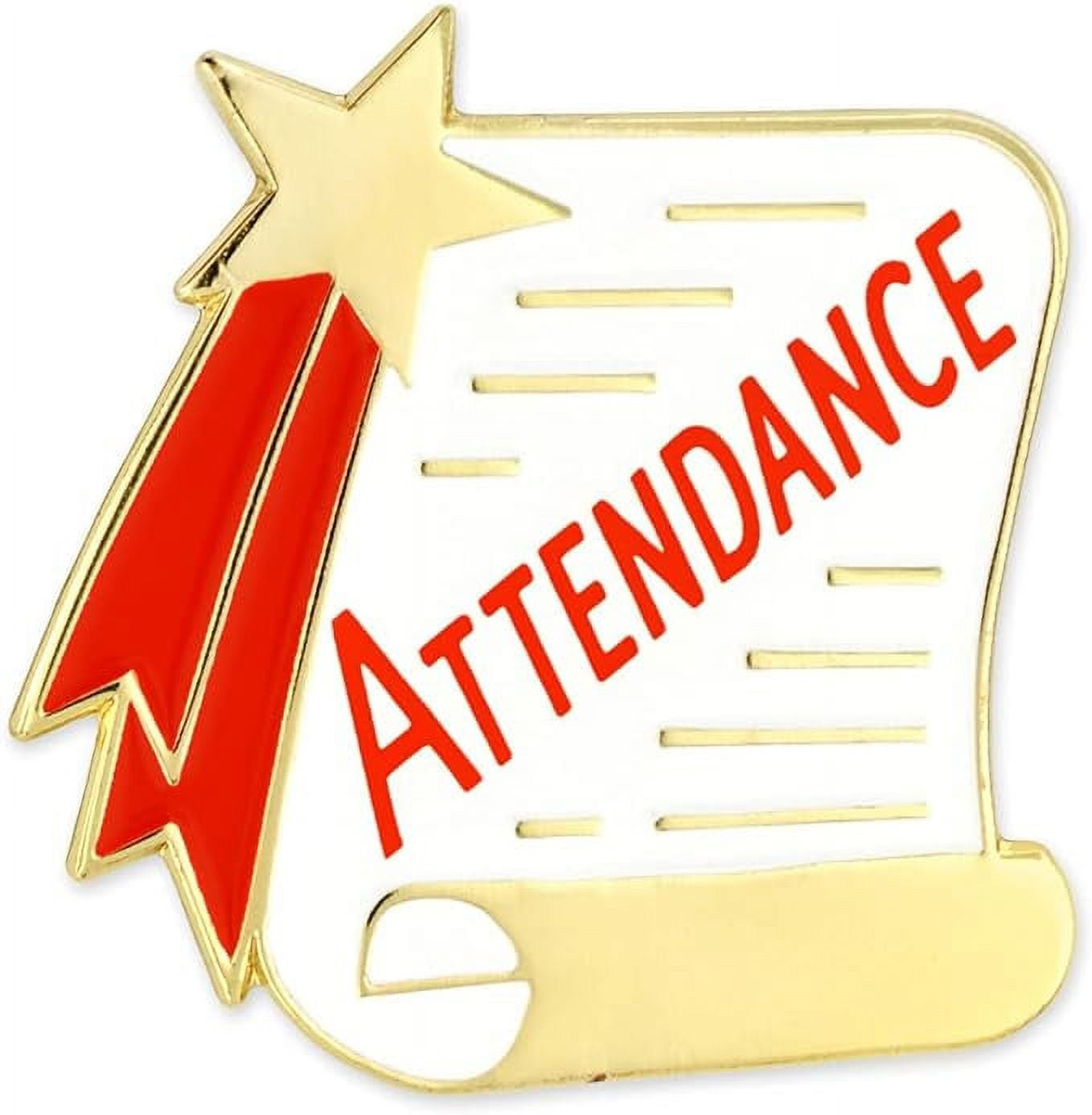 PinMart Attendance Scroll School Award Lapel Pin – Scholar Reward Pin ...