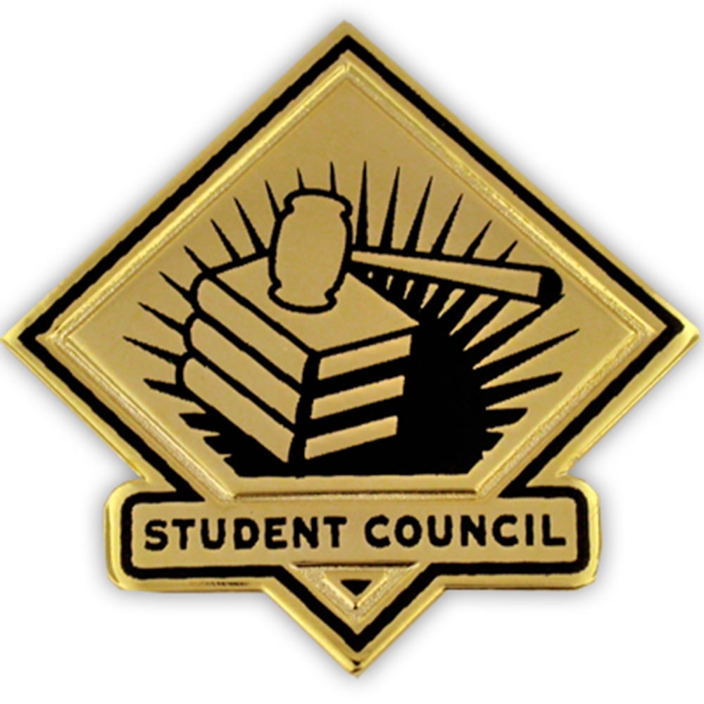PinMart Black and Gold Student Council School Teacher Lapel Pin, 5 Pack ...