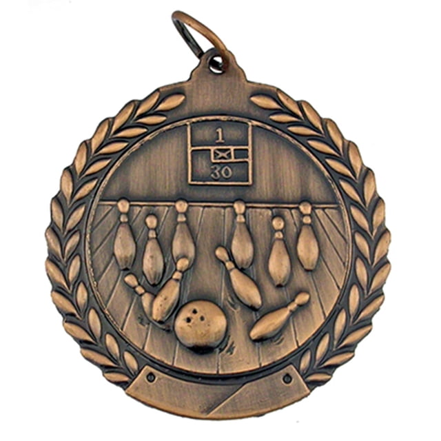 PinMart Bronze Bowling Award Single and Bulk Medals - Walmart Business ...