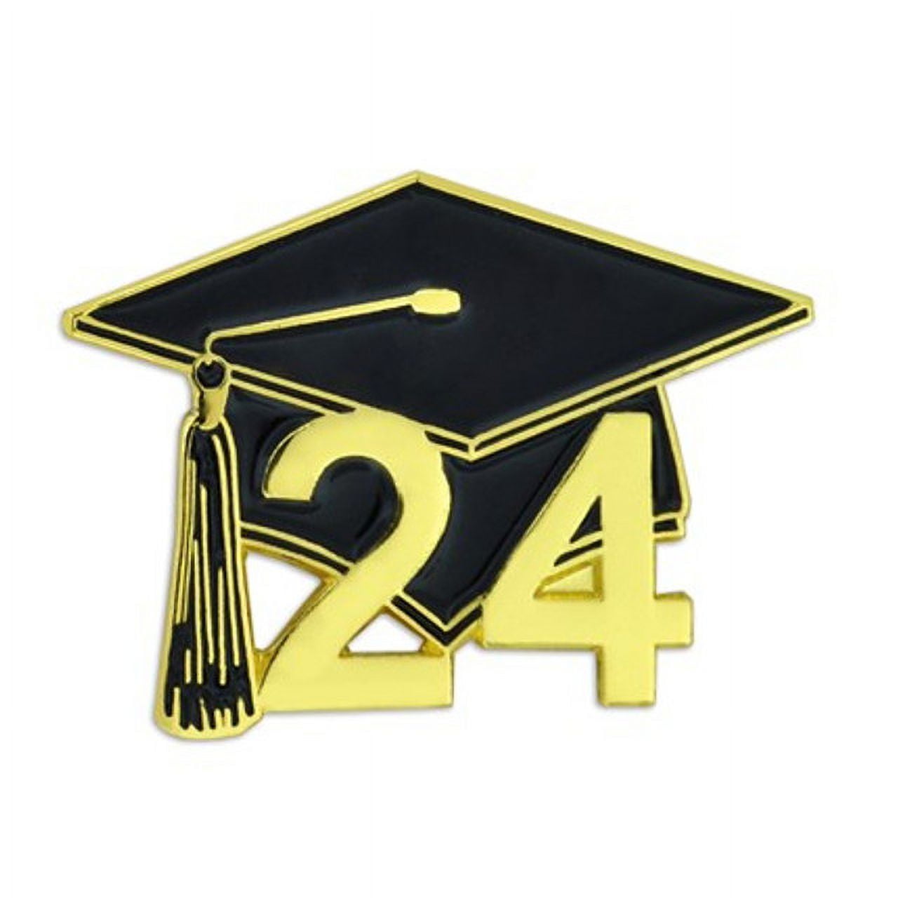 PinMart Class of 2024 Graduation Cap Pin - Gold Plated Enamel - Walmart.com