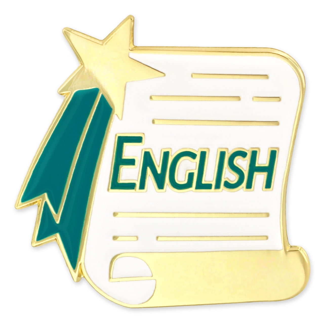 PinMart English Scroll School Award Lapel Pin – Scholar Reward Pin ...