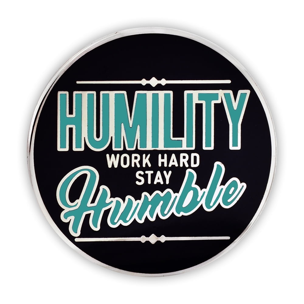 PinMart Humility Work Hard Stay Humble Button Pins - Walmart.com