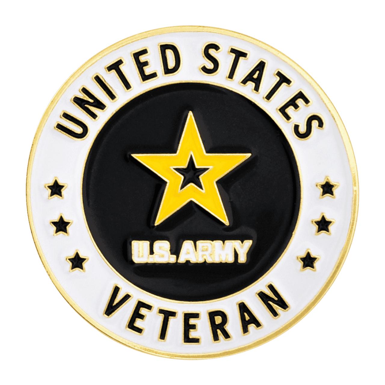 PinMart Officially Licensed U.S. Army Veteran Button Pins, 5-Piece ...