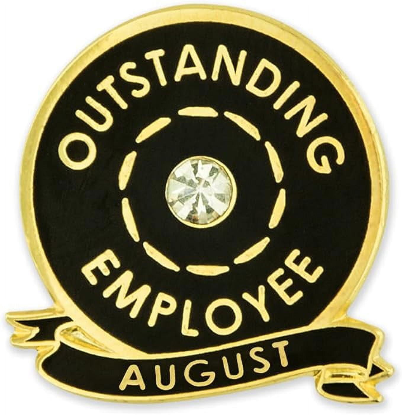 PinMart Outstanding Employee of The Month Lapel Pin - August - Walmart.com