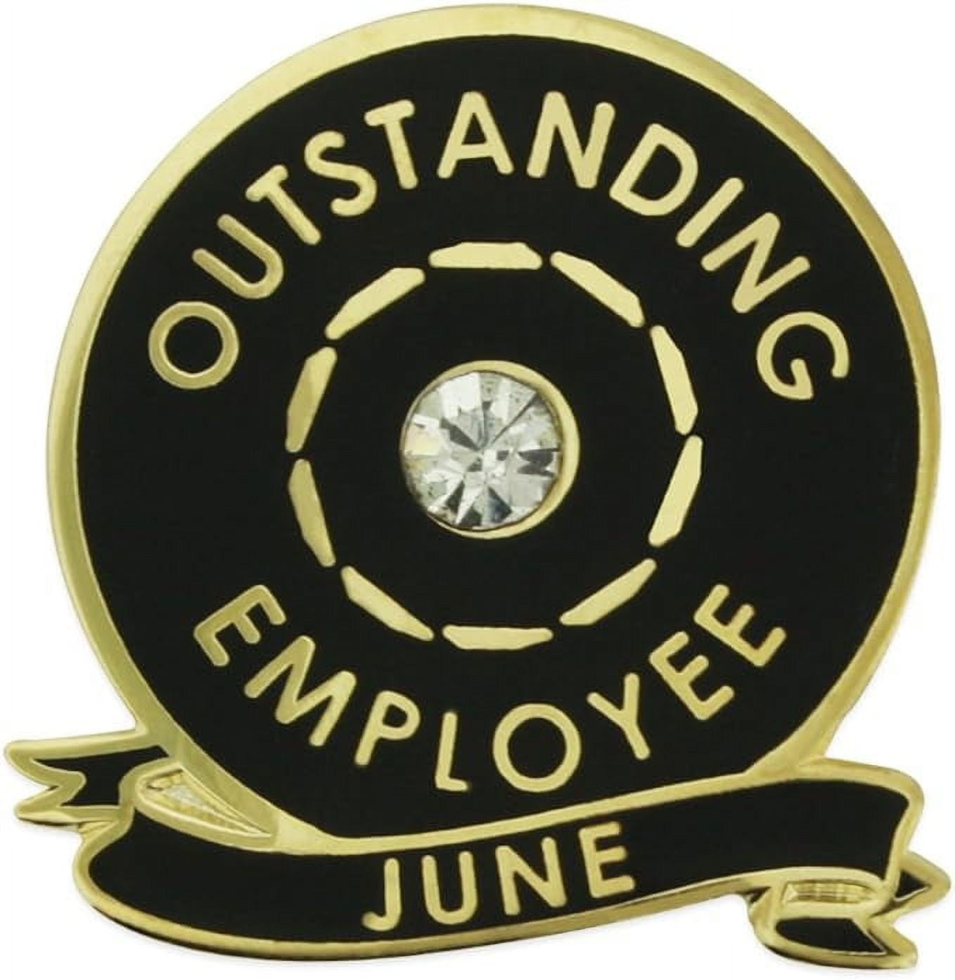 PinMart Outstanding Employee of The Month Lapel Pin - June - Walmart.com