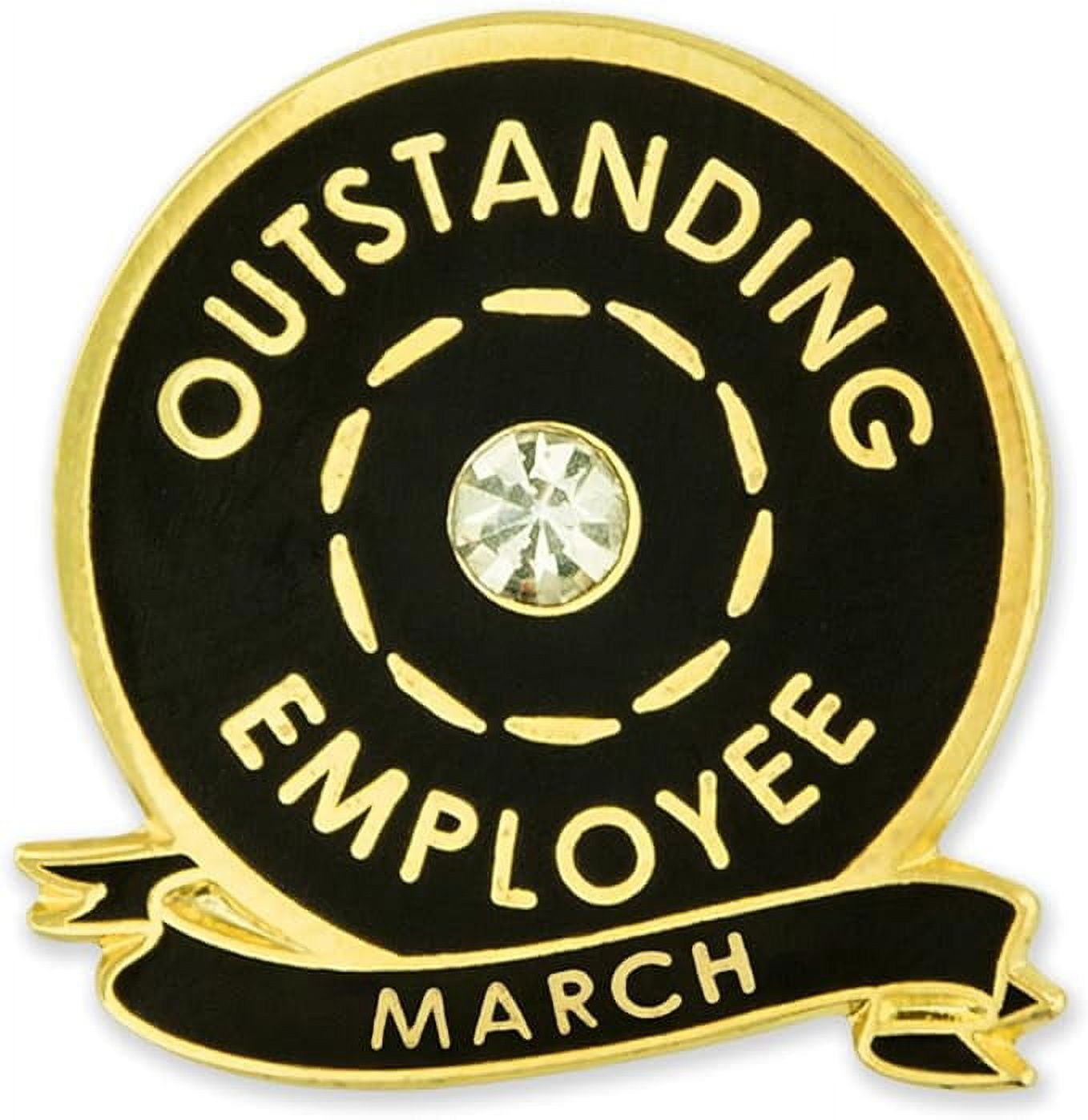 PinMart Outstanding Employee of The Month Lapel Pin - March - Walmart.com