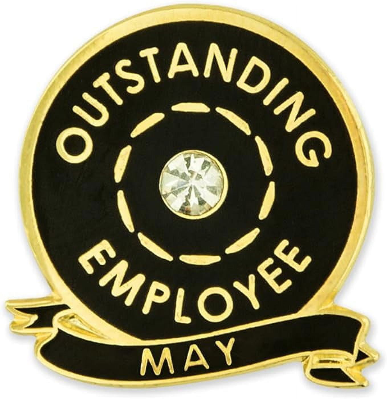 PinMart Outstanding Employee of The Month Lapel Pin - May - Walmart.com