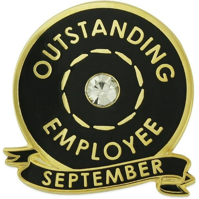 PinMart Outstanding Employee of The Month Lapel Pin - September ...