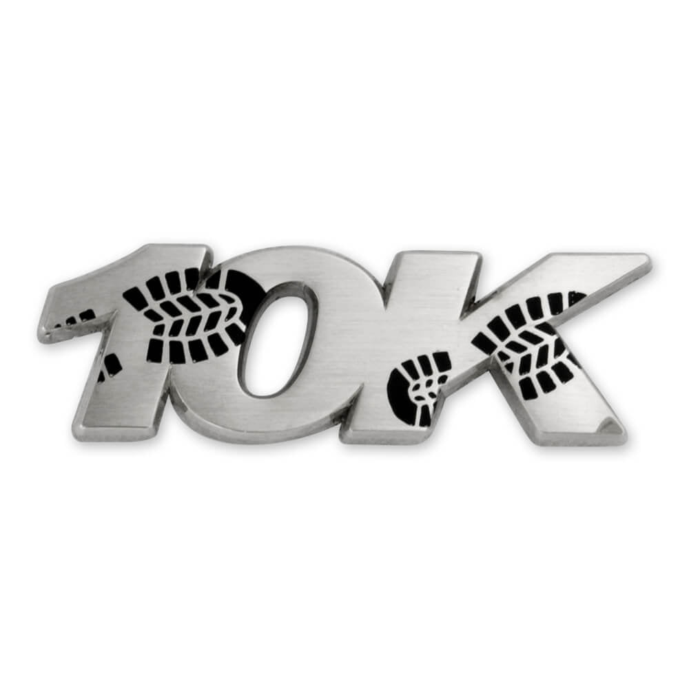 PinMart's 10K Run Walk Metal Lapel Pin Accomplishment Gift for Runner ...