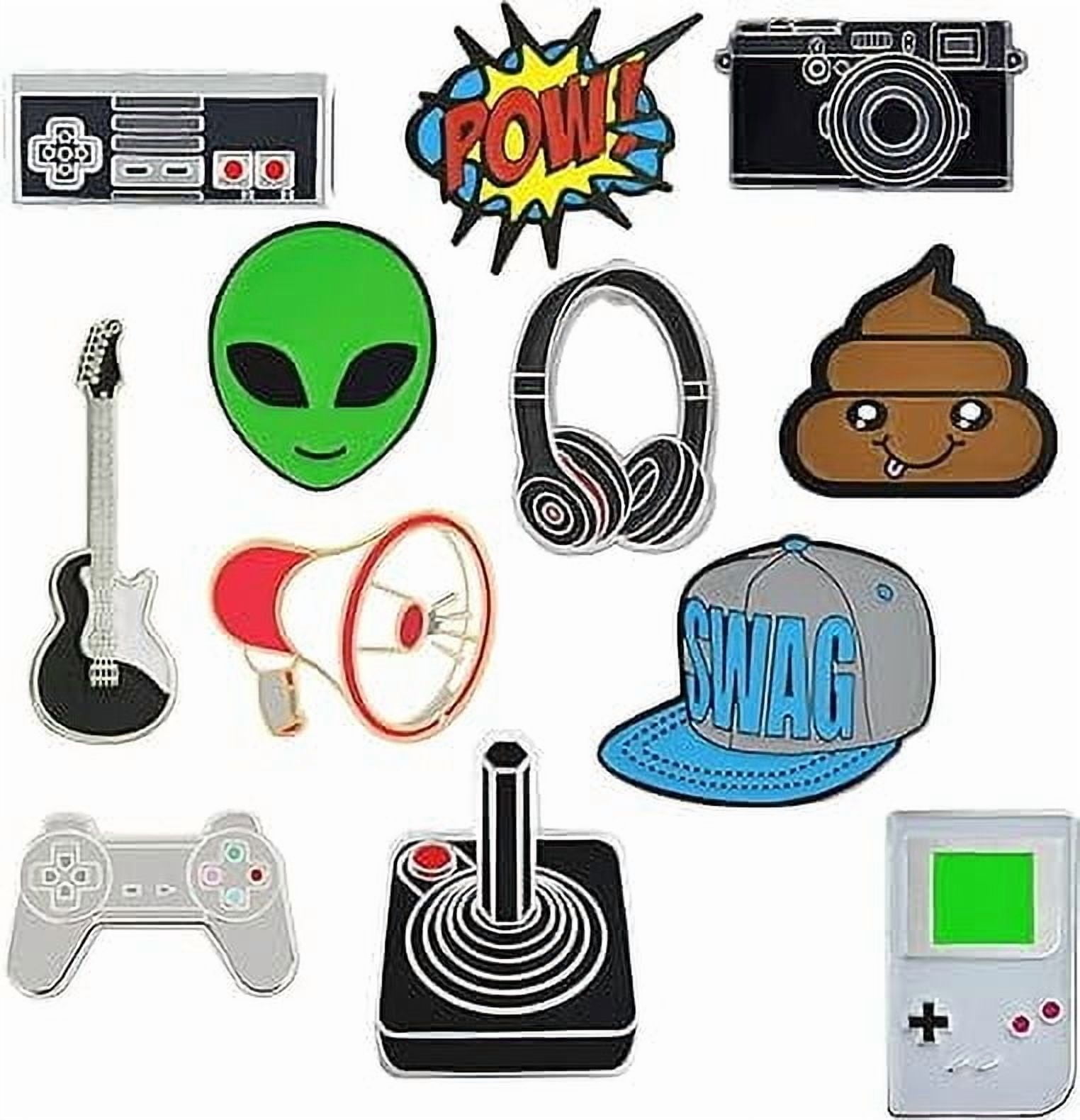 PinMart's 12 Pieces Gamer Enamel Pins Set Teen Lapel Pins - Collectible ...
