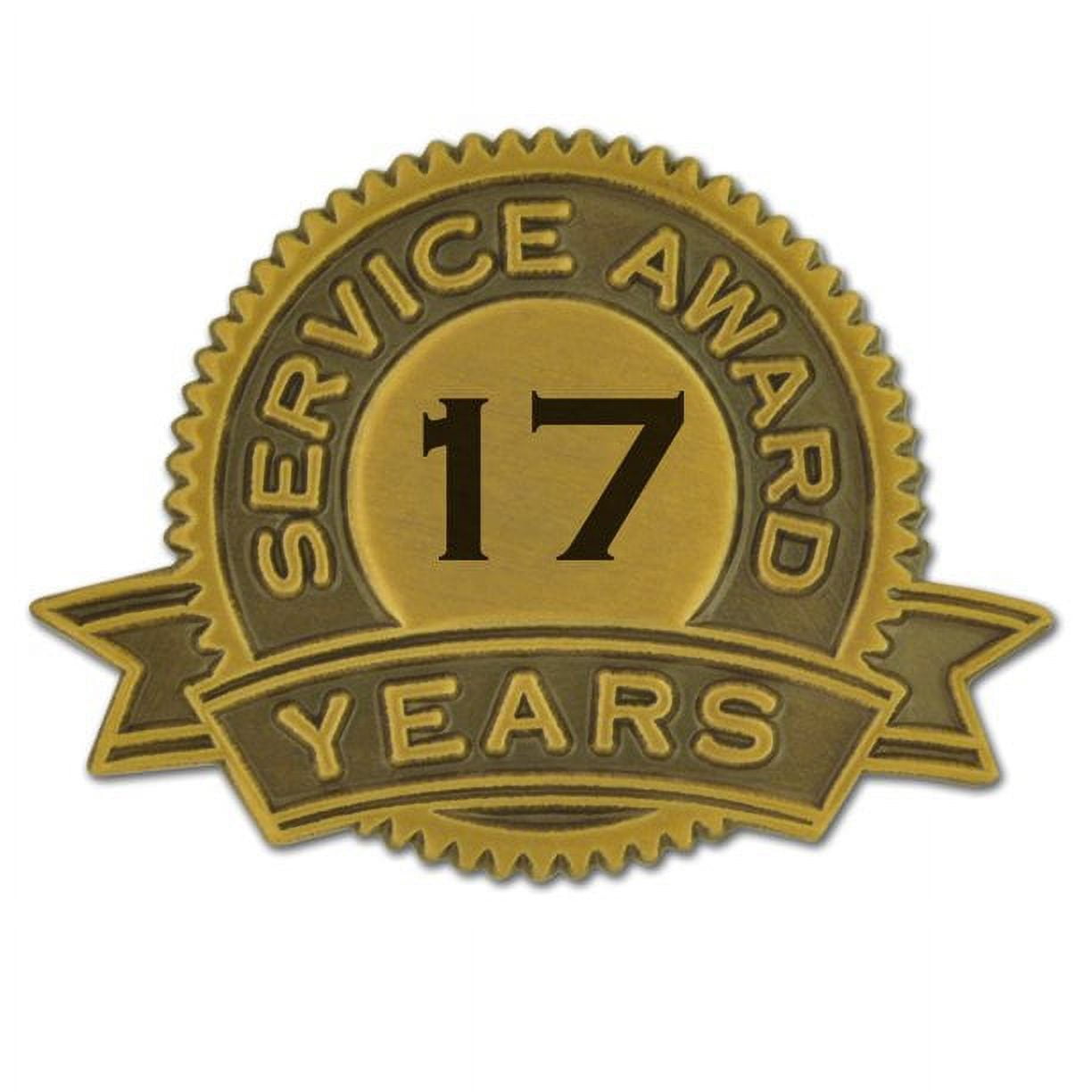PinMart's 17 Year of Service Award Lapel Pin - 10 Pack - Walmart.com