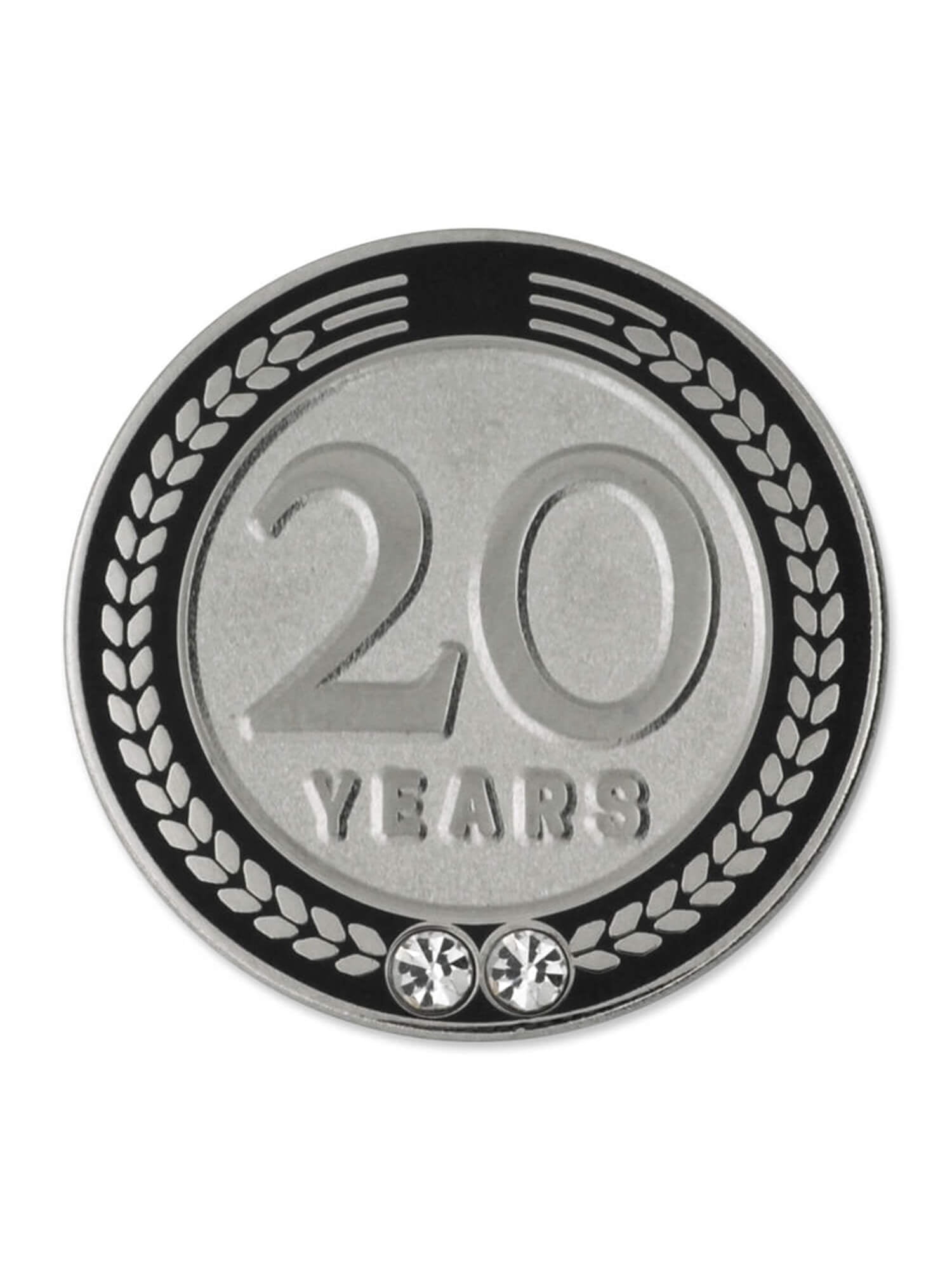 PinMart's 20 Years of Service Award Employee Recognition Gift Lapel Pin ...