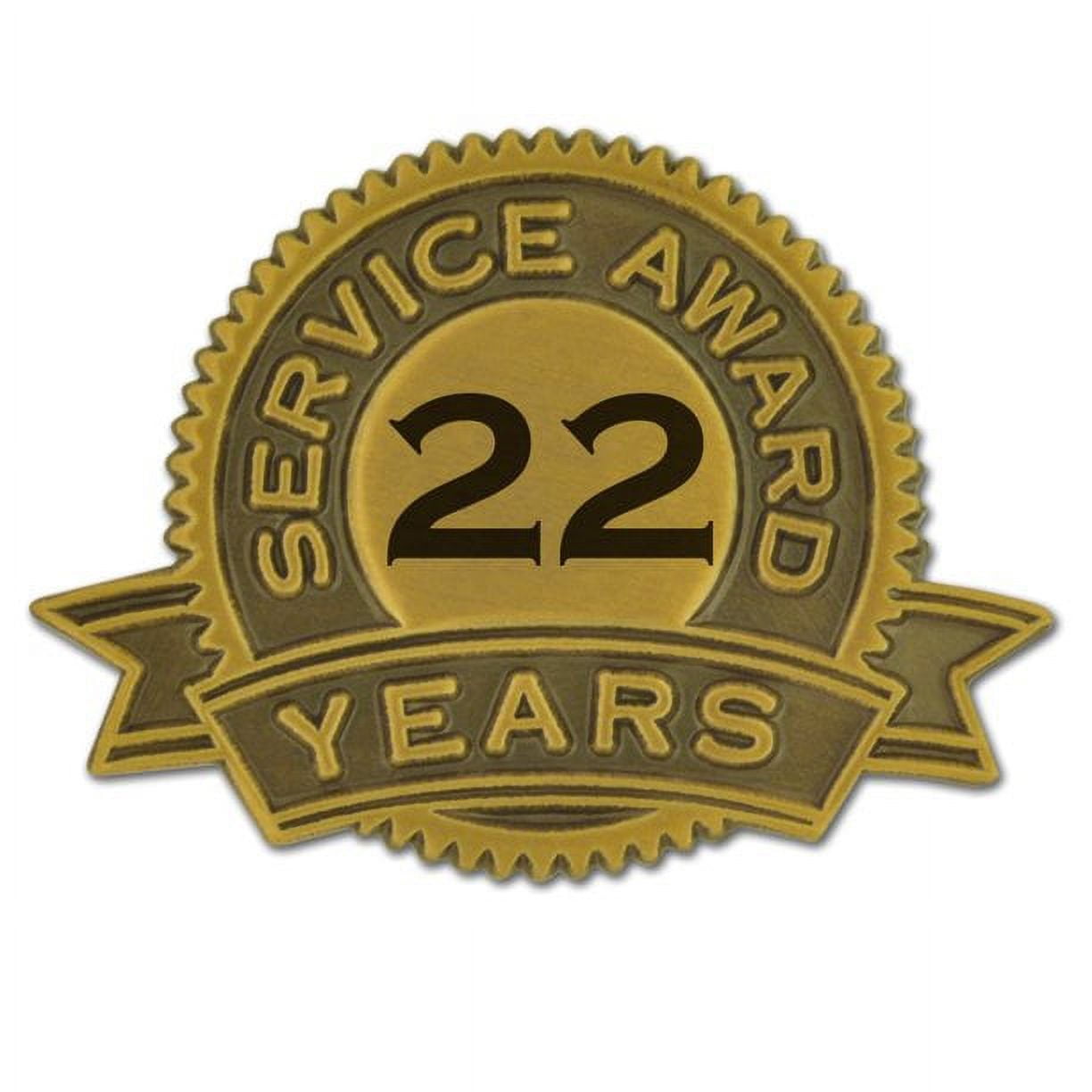 PinMart's 22 Year of Service Award Lapel Pin - 5 Pack - Walmart.com
