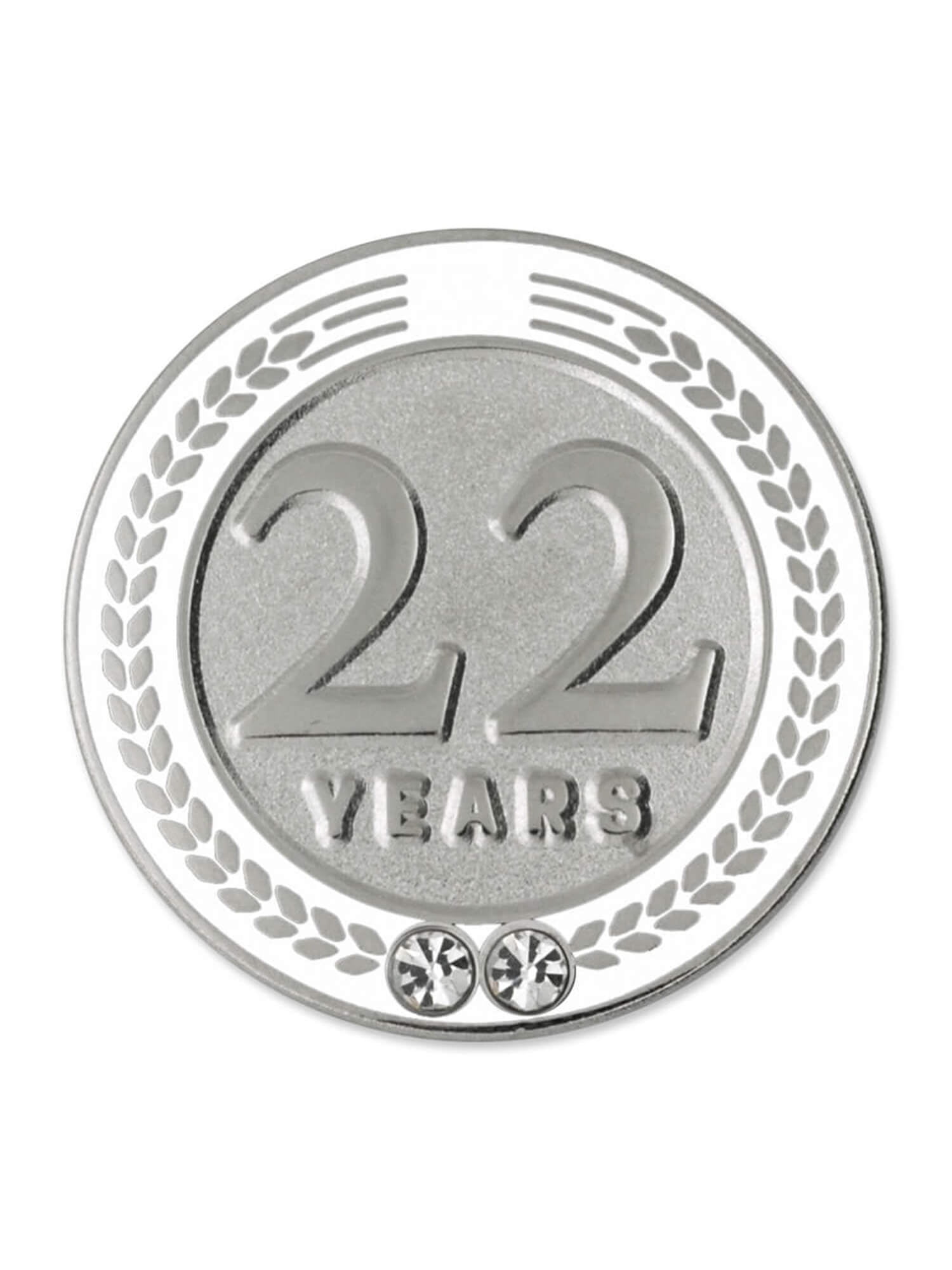 PinMart's 22 Years of Service Award Employee Recognition Gift Lapel Pin ...