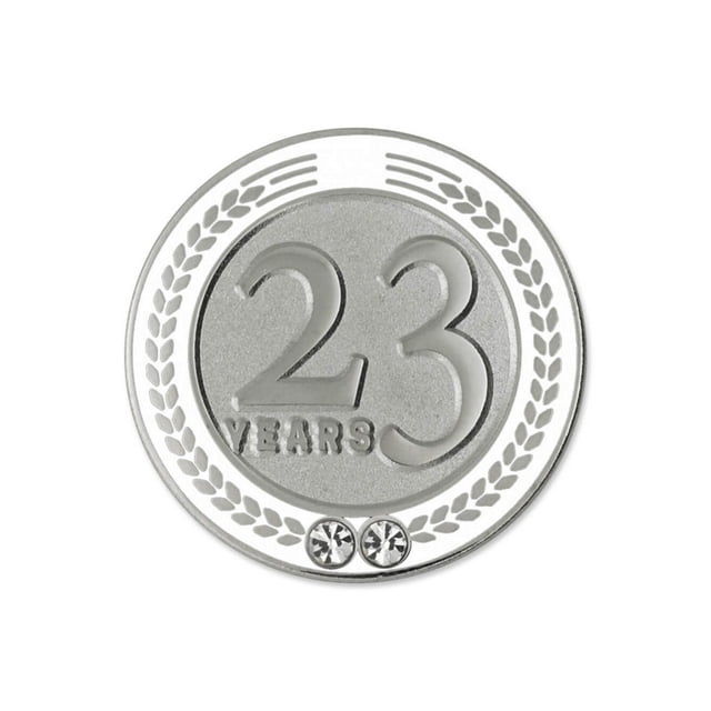 PinMart's 23 Years of Service Award Employee Recognition Gift Lapel Pin ...