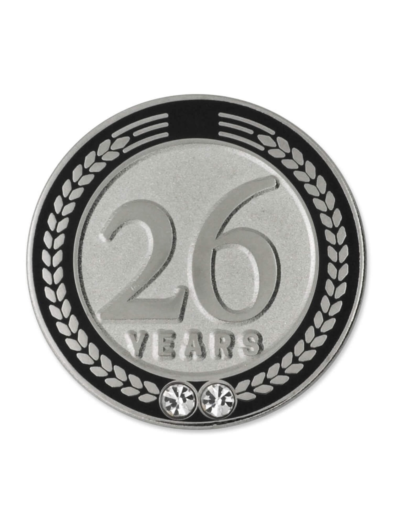 PinMart's 26 Years of Service Award Employee Recognition Gift Lapel Pin ...