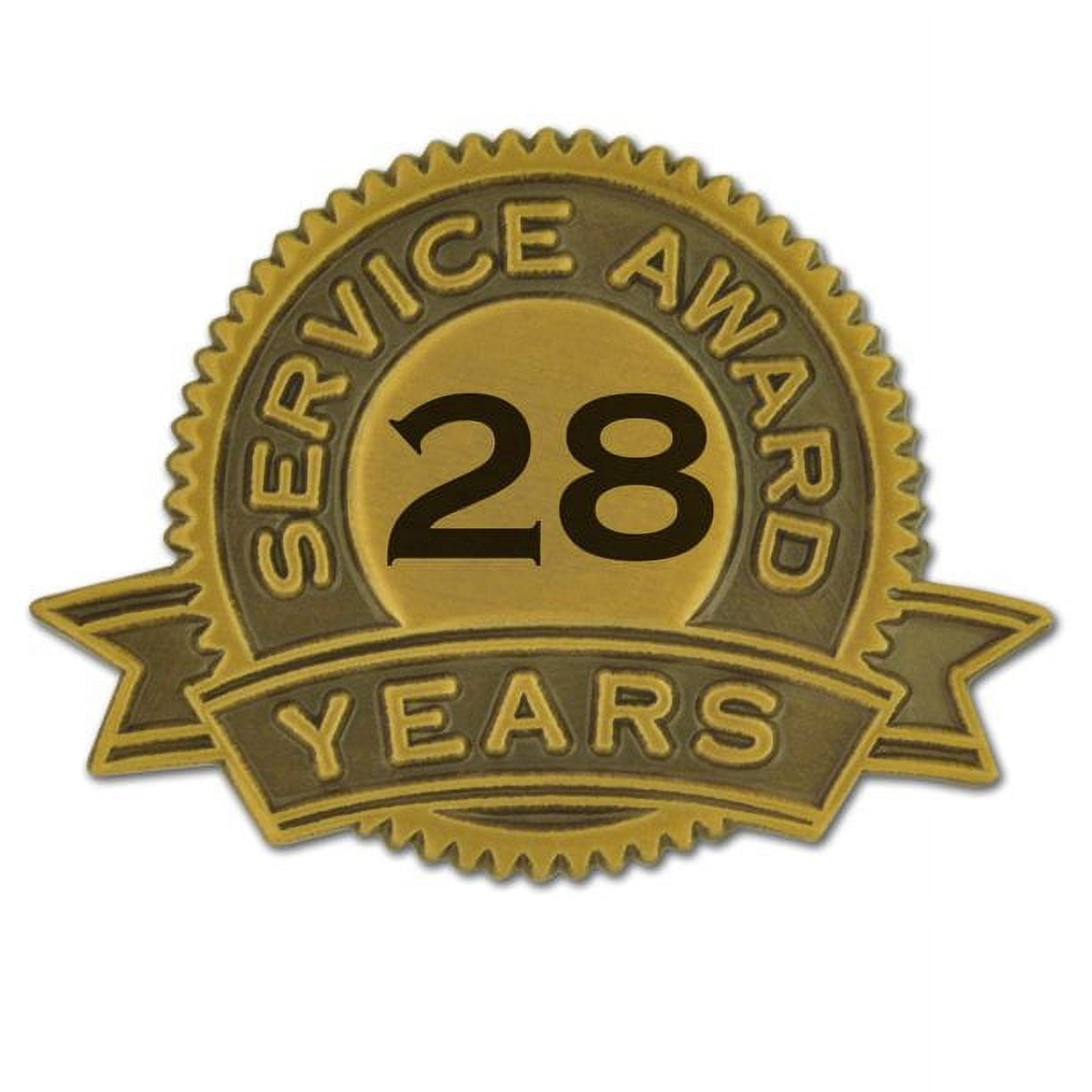 PinMart's 28 Year of Service Award Lapel Pin - 5 Pack - Walmart.com