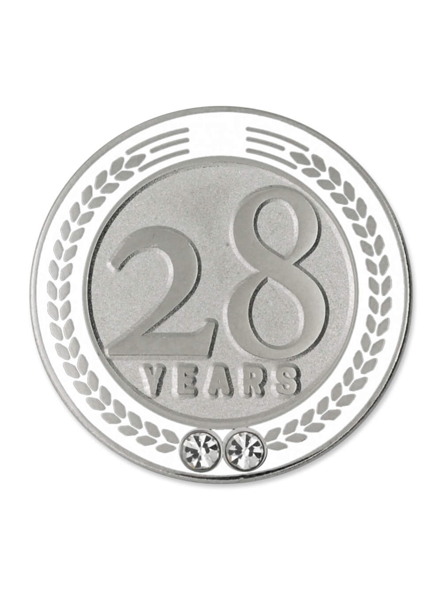 PinMart's 28 Years of Service Award Employee Recognition Gift Lapel Pin ...