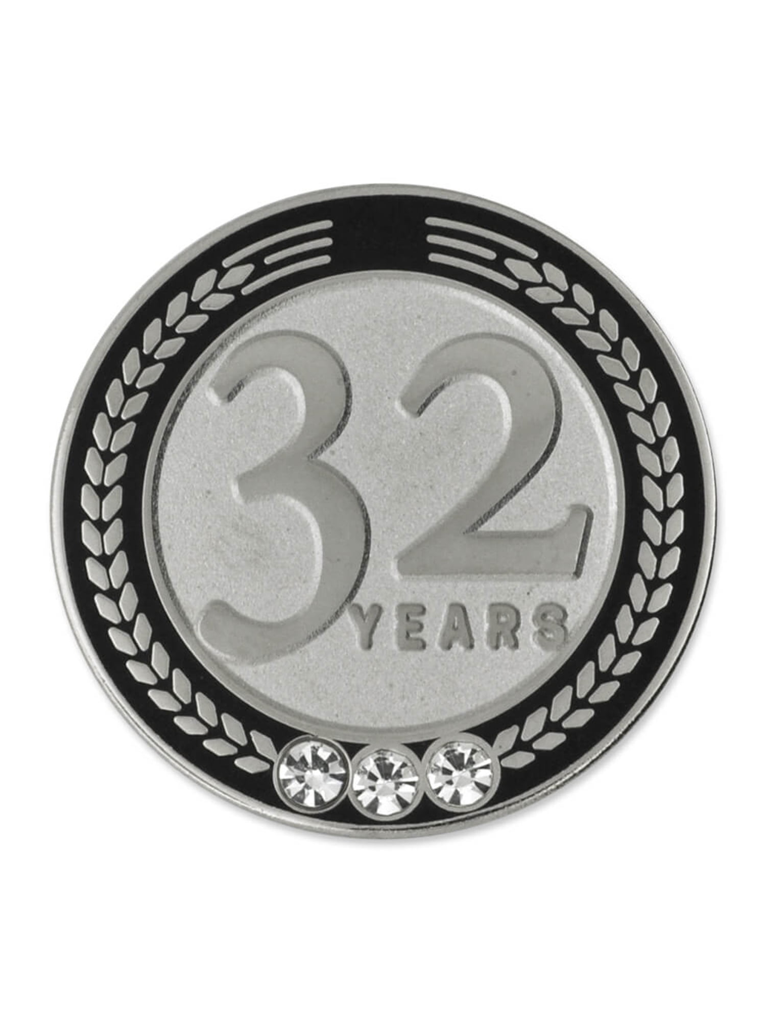 PinMart's 32 Years of Service Award Employee Recognition Gift Lapel Pin ...
