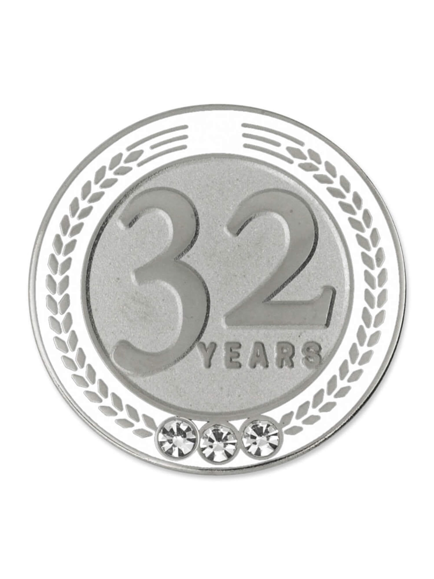 PinMart's 32 Years of Service Award Employee Recognition Gift Lapel Pin ...