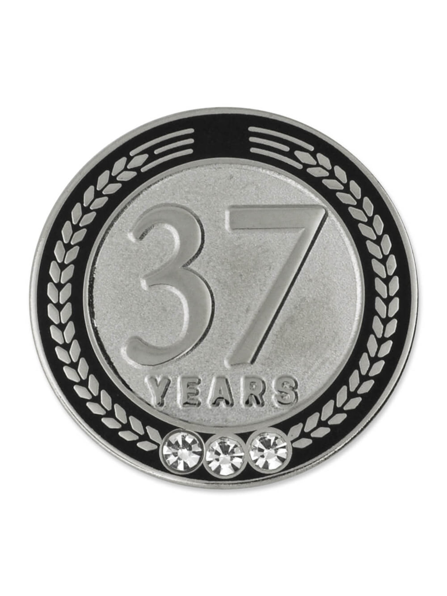PinMart's 37 Years of Service Award Employee Recognition Gift Lapel Pin ...
