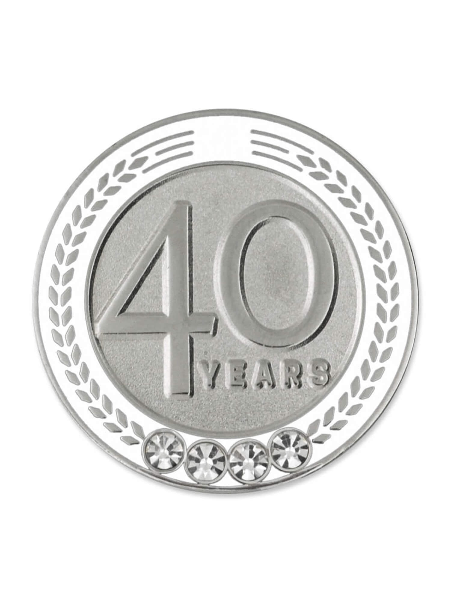 PinMart's 40 Years of Service Award Employee Recognition Gift Lapel Pin ...