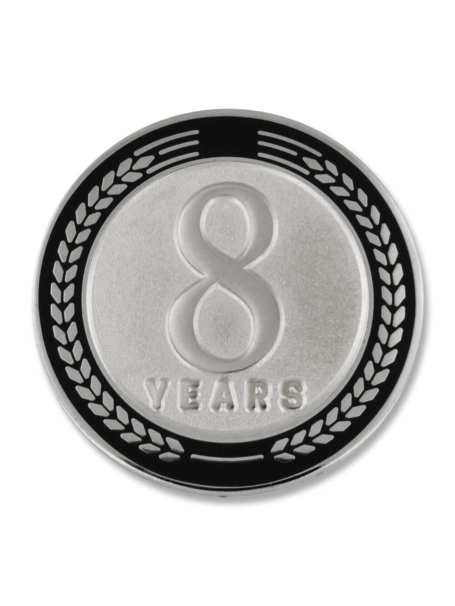 PinMart's 8 Years of Service Award Employee Recognition Gift Lapel Pin ...