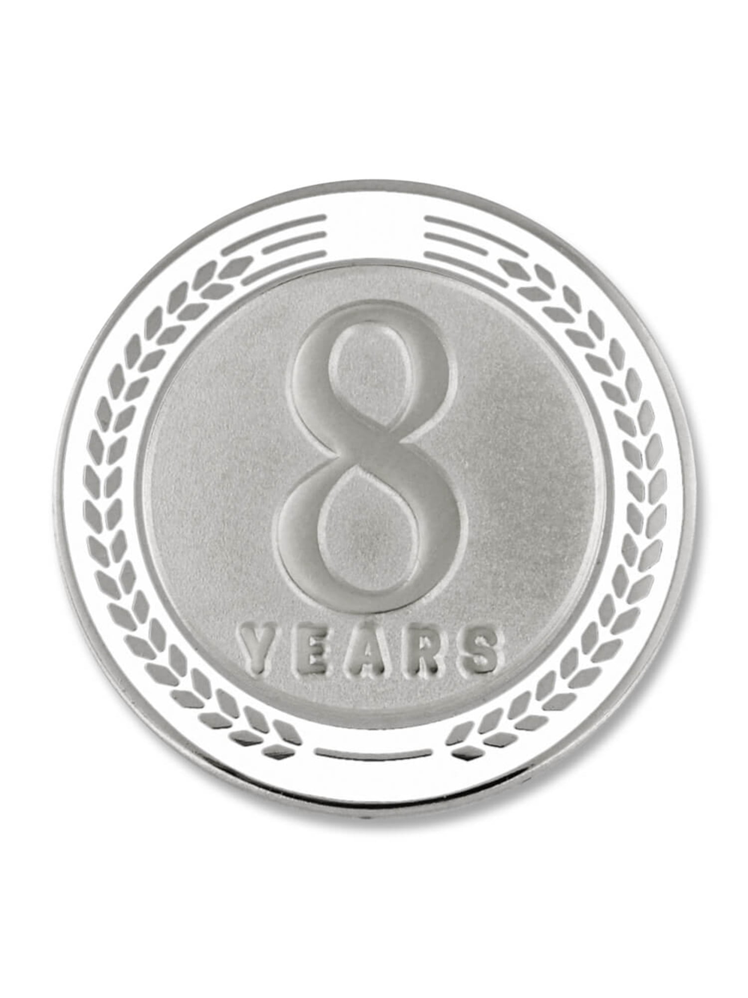 PinMart's 8 Years of Service Award Employee Recognition Gift Lapel Pin ...
