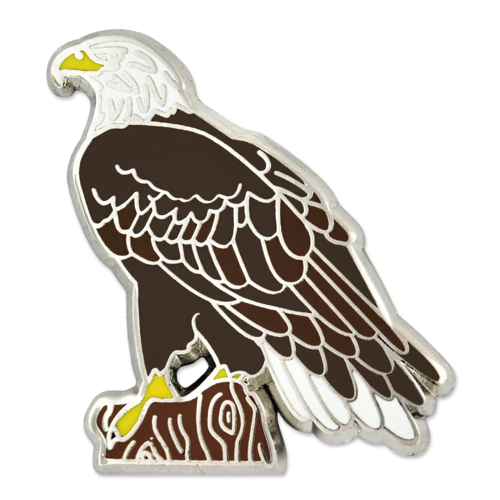 PinMart's American Bald Eagle Animal Enamel Lapel Pin - Walmart.com