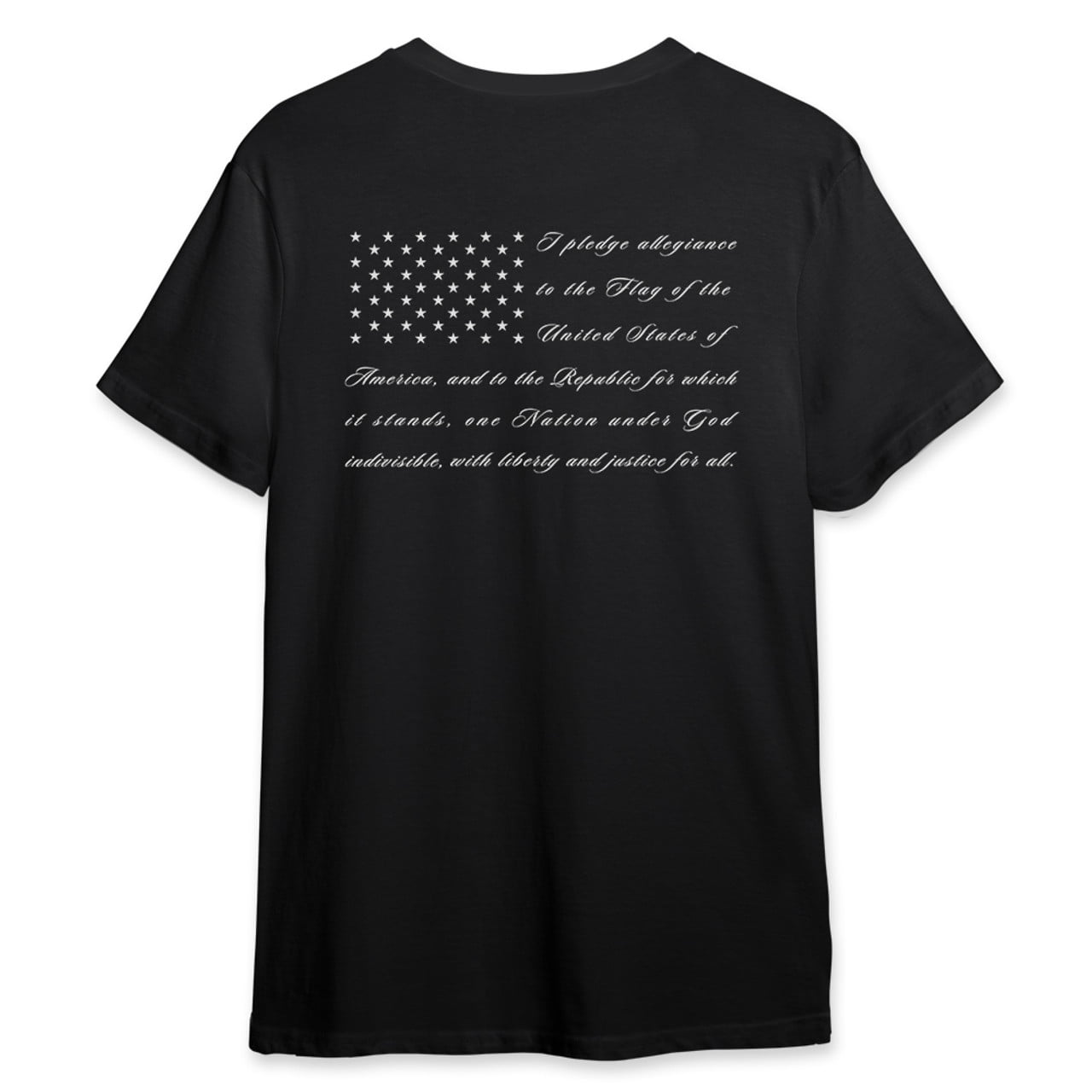 PinMart's American Pride Pledge of Allegiance T-Shirt - Patriotic ...