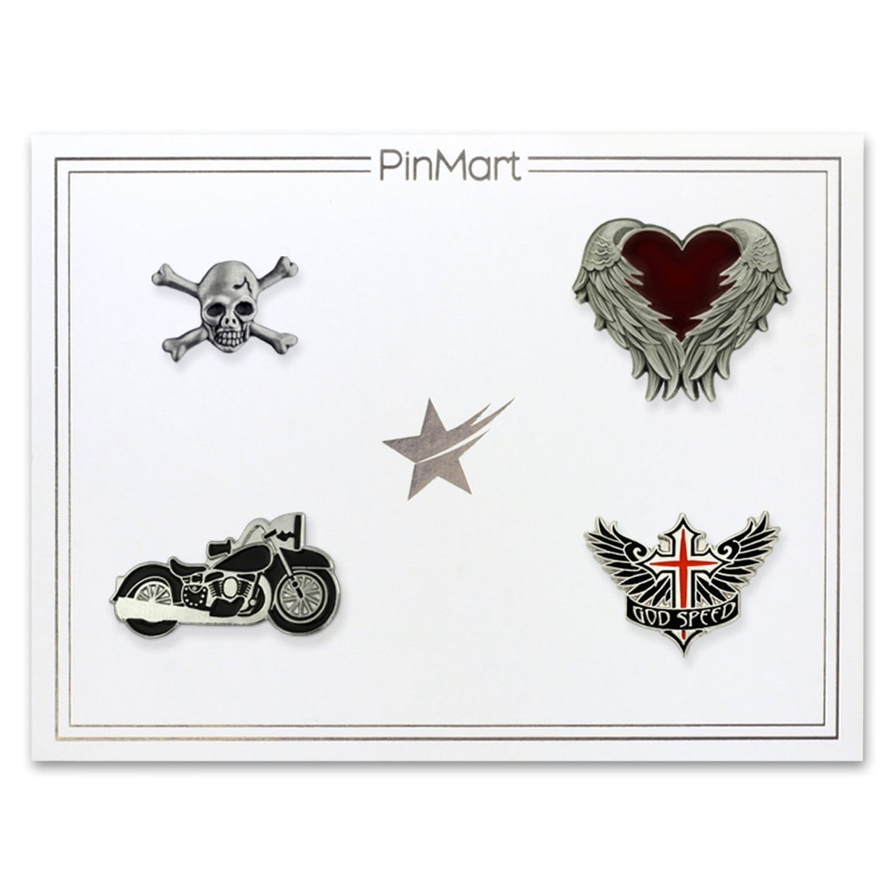 PinMart's Biker 4-Pin Set - Walmart.com