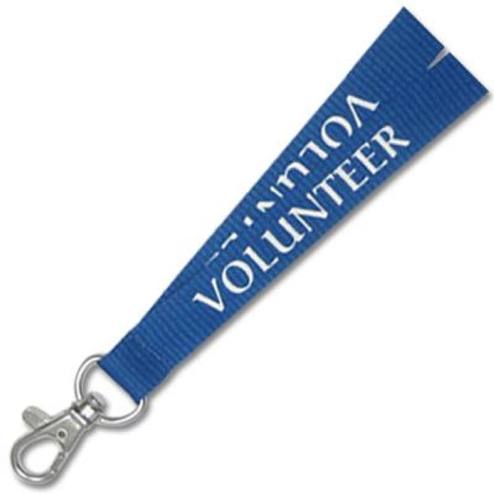 PinMart's Blue Volunteer Lanyard - Walmart.com