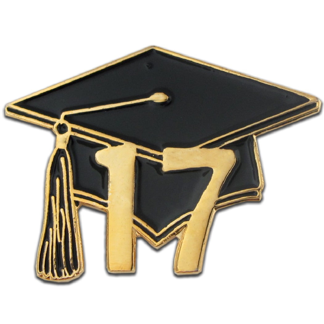 PinMart's Class of 2017 Graduation Cap School Lapel Pin - Walmart.com